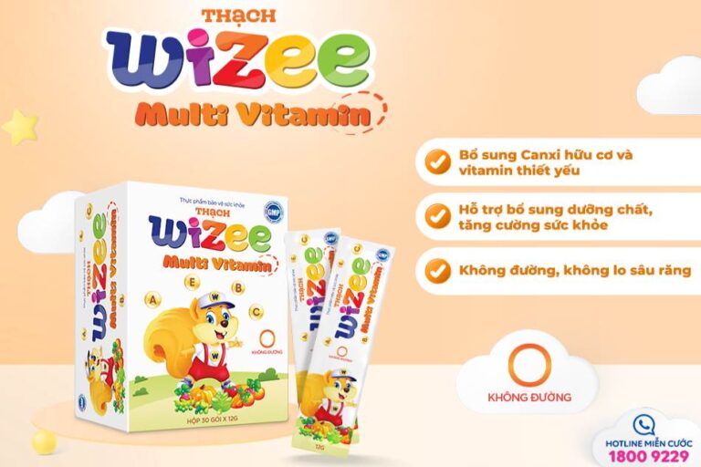 Cải thiện sức khỏe nền tảng cho con yêu bằng Thạch Wizee Multi Vitamin